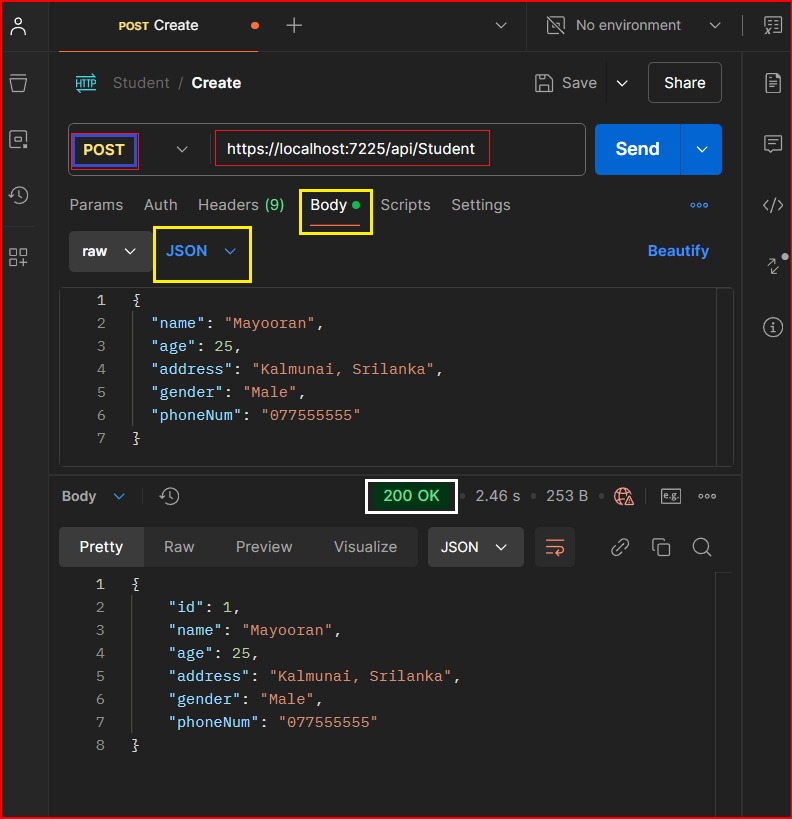 CRUD Operations with ASP.NET Core API and EF Core